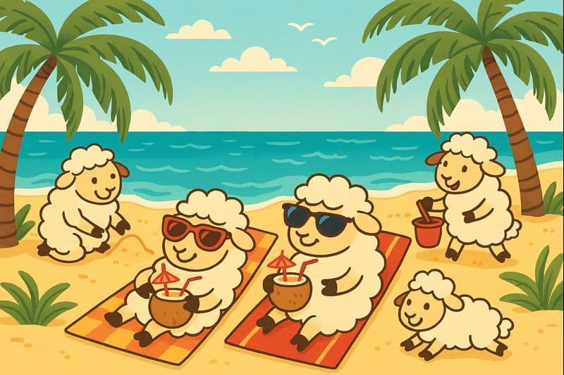 Sheep Vacation Destination