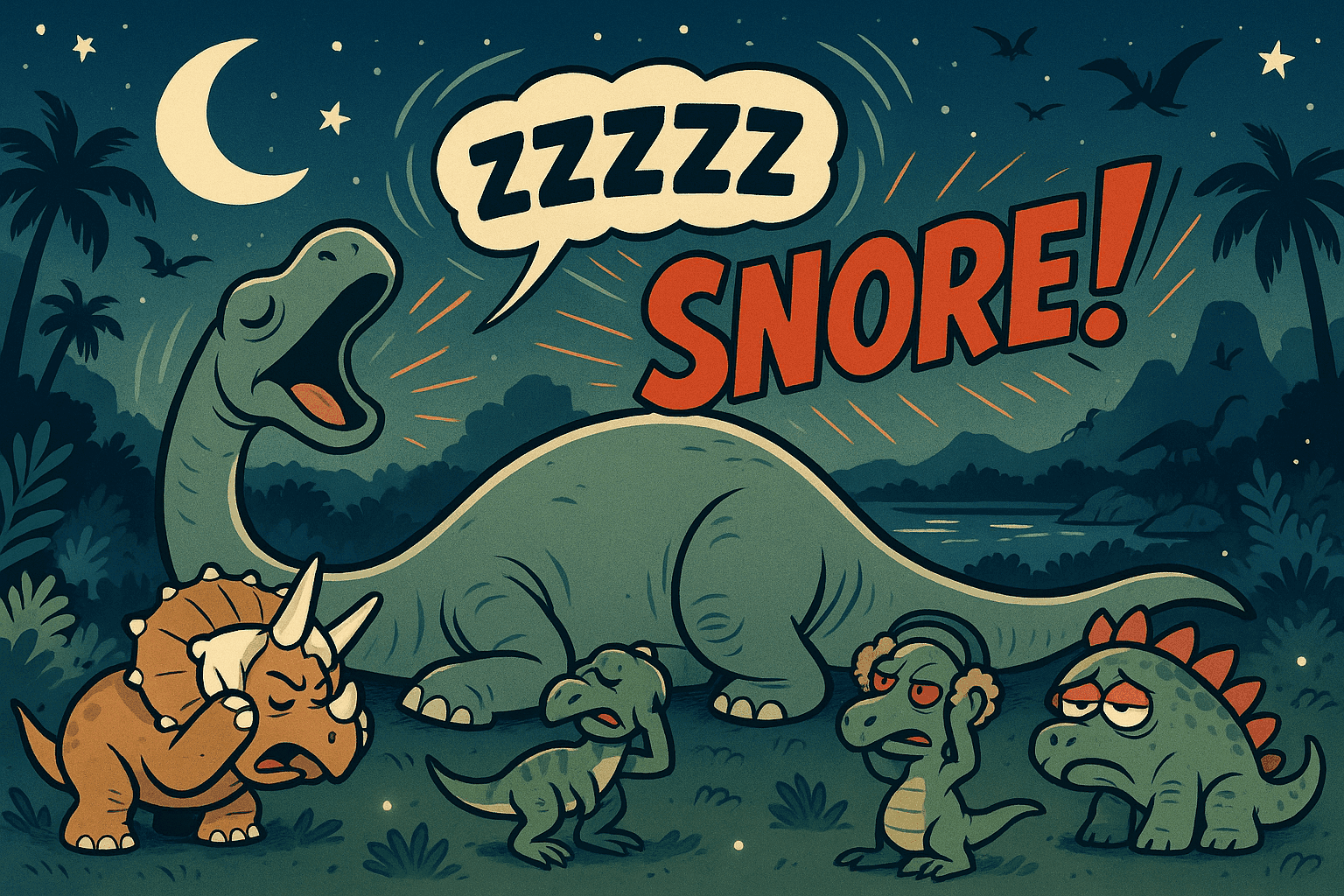 The Snoring Dinosaur